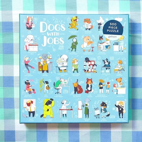 Galison | Games | Dogs With Jobs 50 Pieces Jigsaw Puzzle Galison | Poshmark